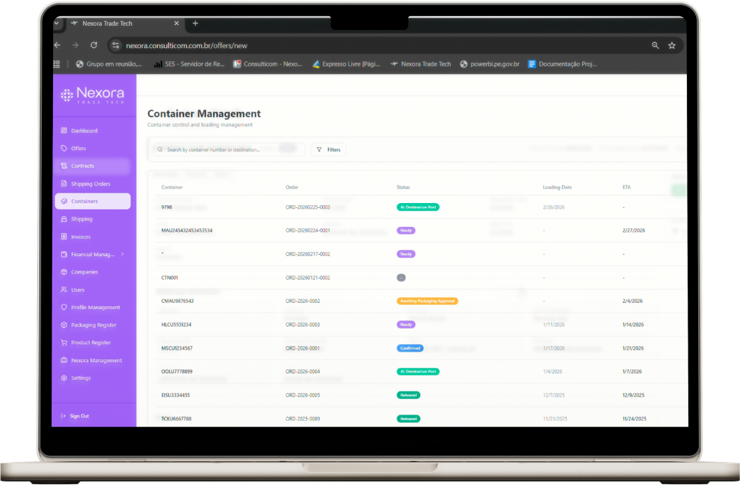 Nexora Trade Tech - Animal Origin Food Trade Platform